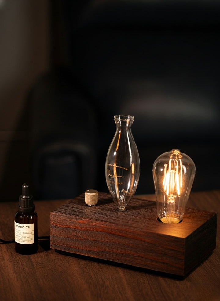 Handcrafted Wooden Waterless Diffuser – Charabanc Aroma